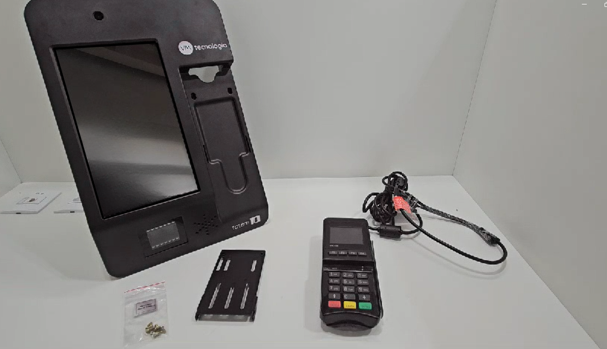 Como instalar o pinpad no totem 10 de micromarket – VMtecnologia